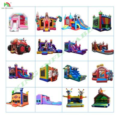 China Customized Outdoor Kids Adults Party Jumping Bouncy Castle Water Slide Toboggan Gonflable Inflatable Water Slid for sale