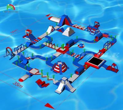 Cina Parco acquatico gonfiabile Parco acquatico Parco acquatico ostacolo galleggiante attrezzature per parco acquatico gonfiabili in vendita