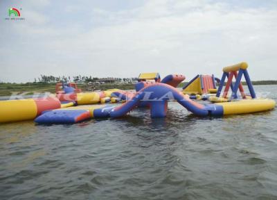 China Sea Large Inflatable Floating Water Park Game Floating Island Equipment for sale