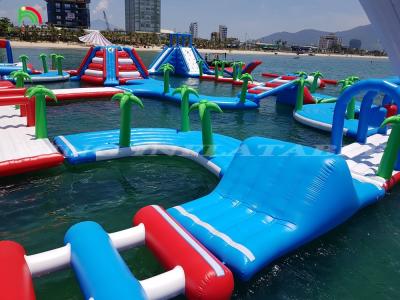 Cina Parco acquatico gonfiabile Parco acquatico di divertimento Parco acquatico gonfiabile galleggiante in vendita
