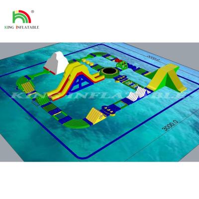 Cina Equipaggiamento per giochi di parco di giochi d'acqua gonfiabile galleggiante in vendita