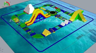 Cina Equipaggiamento per giochi di parco di giochi d'acqua gonfiabile galleggiante in vendita