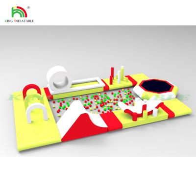 China Aqua Park Inflatables Water Games Equipment With Wave Pool for sale