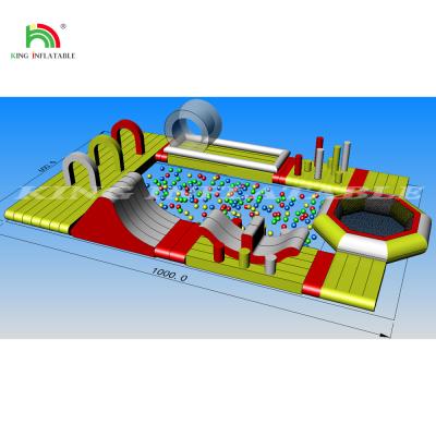 China Aqua Park Inflatables Water Games Equipment With Wave Pool for sale