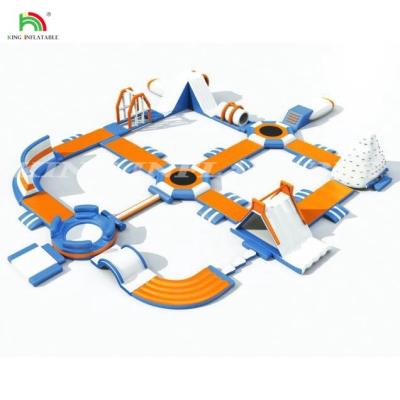 Cina Parco acquatico personalizzato Grande attrezzatura gonfiabile Parco acquatico gonfiabile galleggiante in vendita