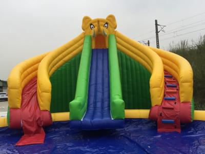 Cina Scivolo d'acqua gonfiabile giocattole da palla da nuoto piscine parco acquatico gonfiabile con piscina in vendita