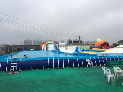 Cina Parco scivolo gonfiabile all'aria aperta Casa a rimbalzo con parco piscina acquatica in vendita