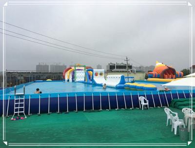 Cina Parco scivolo gonfiabile all'aria aperta Casa a rimbalzo con parco piscina acquatica in vendita