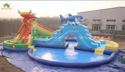 Cina Parco tematico a nuoto gonfiabile Parco di divertimenti acquatici Parco acquatico di divertimento in vendita
