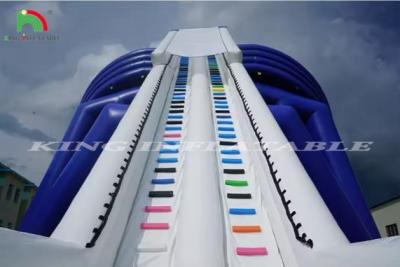 China High Quality Large Inflatable Water Slide Huge Triple 3 Lane Inflatable Water Slide for Sale for sale
