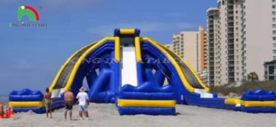 China Personalização 3 pistas Slide de água inflável Outdoor Recreação aquática ocasiões à venda