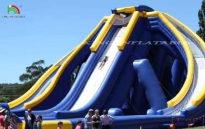 China Personalização 3 pistas Slide de água inflável Outdoor Recreação aquática ocasiões à venda
