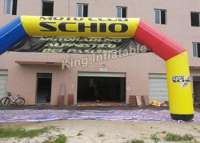 Cina arco gonfiabile su ordinazione del PVC di colore della miscela di 10m*5m grande/pubblicità gonfiabile in vendita