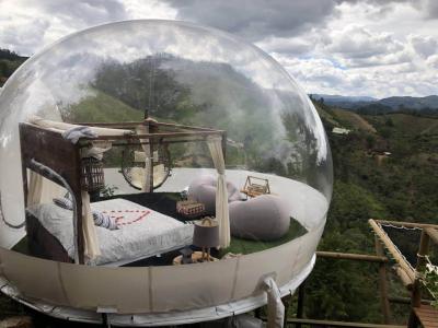 Cina Tenda gonfiabile di alta qualità Bubble Camera d'albergo Bubble Lodge Tenda gonfiabile Clear Bubble Camping in vendita