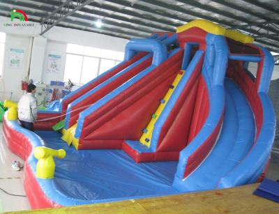 Cina Due corsie per molte persone Piccole o grandi Grandi e grandi Giambotto scivolo idraulico gonfiabile rimbalzo in vendita