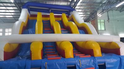 China High Quality Wet Inflatable Water Slide Water Pool Slide With Best Plato Tarpaulin Quality for sale