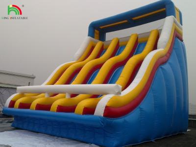 China High Quality Wet Inflatable Water Slide Water Pool Slide With Best Plato Tarpaulin Quality for sale