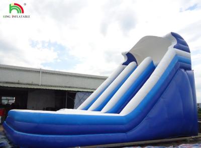 Cina Curva a doppia corsia di alta qualità, gonfiabile per bambini, scivolo d'acqua in vendita