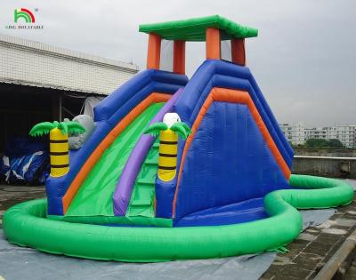 Cina Parco giochi per bambini attrezzature scivolo d'acqua gonfiabile salto salto castello in vendita
