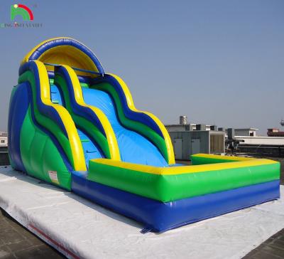 中国 水スライド付きの商業用充電式跳ね返り家 子供のジャンプキャッスル 販売のため