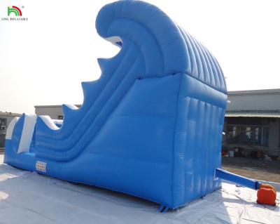 China Outdoor Backyard Kids Adults Large Inflatable Water Slides For Sale Commercial Pool Water Park Slide Bounce House for sale