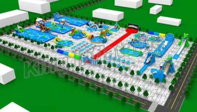 China Professional Inflatable Octopus Water Park For Amusement Park for sale