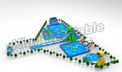 China Aangepaste Openlucht Opblaasbare Waterparken/Opblaasbare Pooldia Te koop