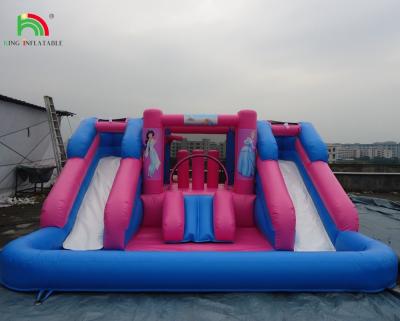 China Hot Sale Inflatable Water Slide Double Lane Inflatable Water Slide with Detachable Pool for Sale for sale
