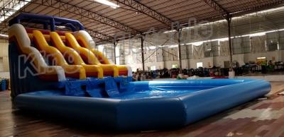 Cina Acquascivoli gonfiabili commerciali durevoli del PVC con la piscina in vendita