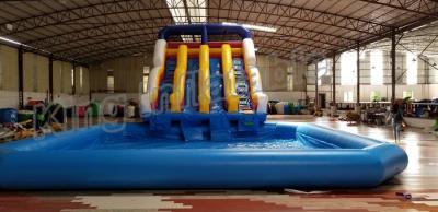 Cina Acquascivoli gonfiabili commerciali durevoli del PVC con la piscina in vendita