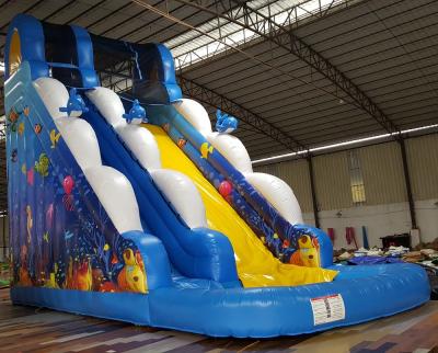 China Cheap Inflatable Cartoon Toys Bounce House Commercial Inflatable Water Slide for sale