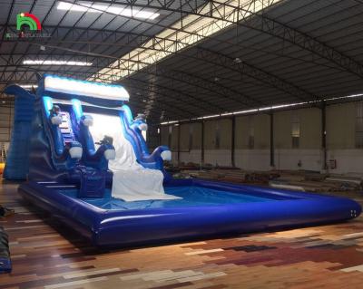 Cina Vendita a caldo scivolo d'acqua gonfiabile scivolo d'acqua gonfiabile commerciale con piscina scivolo d'acqua gonfiabile all'ingrosso in vendita