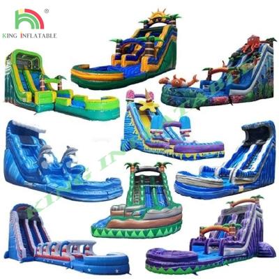 Cina Personalizzazione di fabbrica Scivolo d'acqua gonfiabile commerciale per adulti e bambini in vendita