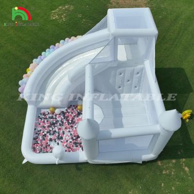 Cina Combo Bouncy Castle House Bambini Scivolo Acquatico Con Pista A Pallone in vendita