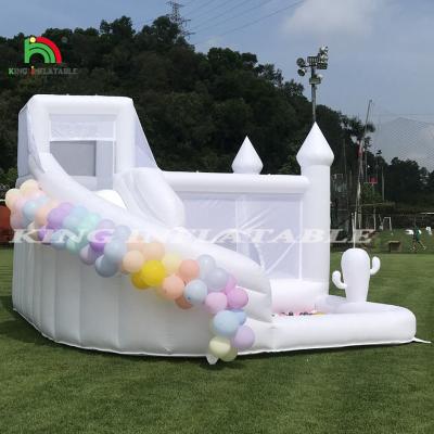 Cina Combo Bouncy Castle House Bambini Scivolo Acquatico Con Pista A Pallone in vendita