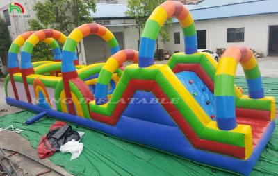 中国 商業用地障害物コース スポーツ 子供のための充気障害物ゲーム 販売のため