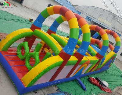 中国 商業用地障害物コース スポーツ 子供のための充気障害物ゲーム 販売のため