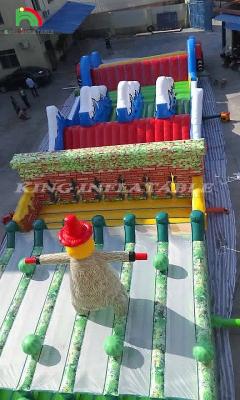 China Commercial Bounce House Adult Game Curso de Obstáculos Crianças Atividades Desportivas Curso de Obstáculos Inflável Inflável Para Adultos à venda