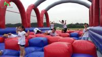 China Large Inflatable Obstacle Irregular Platform Levels for sale