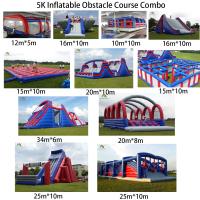 China Large Inflatable Obstacle Irregular Platform Levels for sale