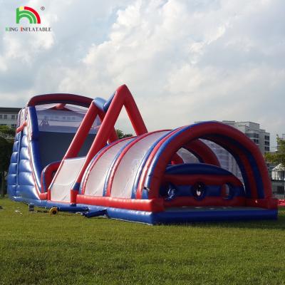 Cina Corso di ostacoli gonfiabile commerciale all'aperto Sfide per adulti Scala gonfiabile Bounce House Giochi sportivi in vendita