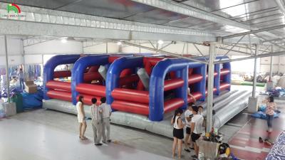China Commercial aufblasbare Hindernisbahn Combo Bouncer Jumping Castle Sprunghaus zu verkaufen
