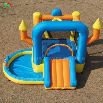 China Kids Inflatable Bounce House Combo Party Toddler Inflatable Jumping Bouncy Castle With Slide Pool Basket Dartboard Trampoline for sale