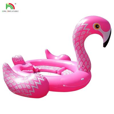 Cina 6 Persone Inflatabile Peacock Acqua Monte Mare Lago Piscina Galleggiante Giocattolo Acqua Gigante Unicorn Flamingo Inflatabile Letto Galleggiante Per Festa Acqua in vendita