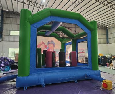 China Inflatable Fighting Arena Adults Kids Trampoline Park Inflatable Gladiator Joust Battle Game Bounce Castle for sale