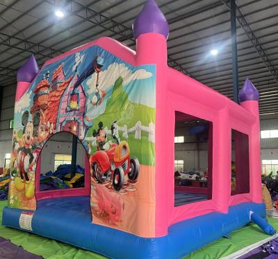 China Commercial Inflatable Bouncer House Mickey Mouse Inflatable Jump Bouncy Castle Bounce House for Adult Kids Party for sale