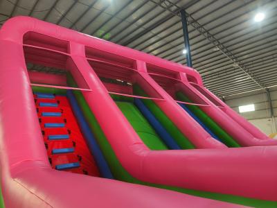 China Commercial Grade PVC  Spider-Man Waterslide Inflatable Bounce House Combo Obstacle Course Slide Inflatable Water Slide for sale