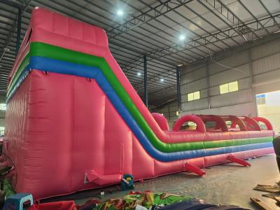 China Commercial Grade PVC  Spider-Man Waterslide Inflatable Bounce House Combo Obstacle Course Slide Inflatable Water Slide for sale