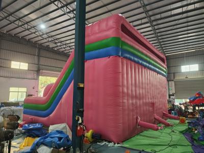 China Commercial Grade PVC  Spider-Man Waterslide Inflatable Bounce House Combo Obstacle Course Slide Inflatable Water Slide for sale