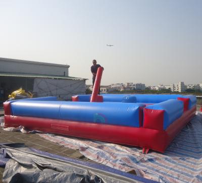China High Quality PVC Inflatable Jousting Arena Children's Gladiator Fighting Court with Sticks Includes Blower-for Trampoline Parks for sale